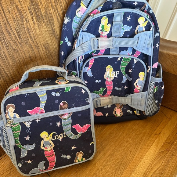 Pottery Barn Kids | Other | Pottery Barn Kids Backpack And Lunchbox Set ...